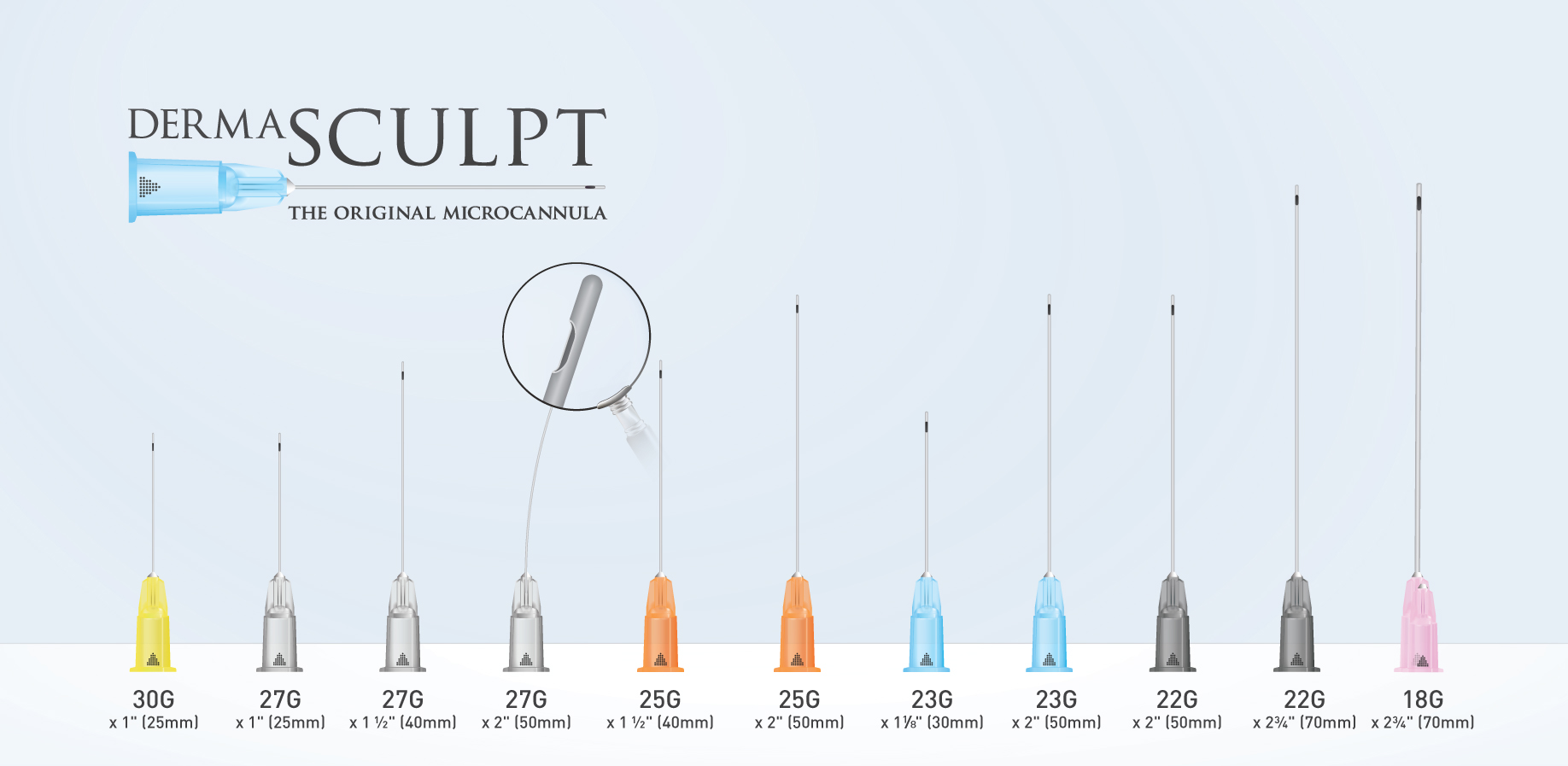 DermaSculpt Microcannulas (Multiple Sizes Available) - Medical Spa Supply